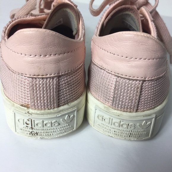 adidas | Shoes | Adidas Women Pink Round Toe Lace Up Sneakers Shoes ...